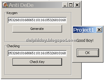 Delphi Day Blog : Защита Delphi-программ от взлома. Часть IV - Защита ...